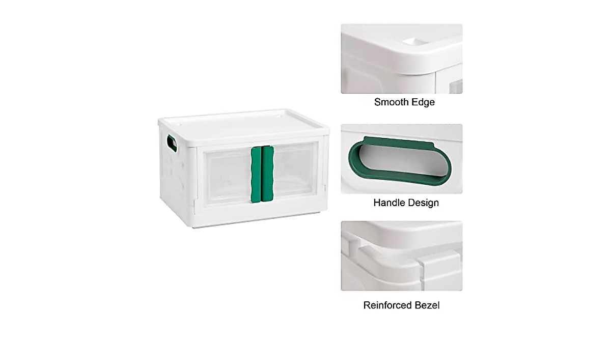 Rula 45 Qt Storage Bins: Lids, Wheels & Double Door
