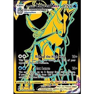 Pokemon - Ice Rider Calyrex VMAX - TG29/TG30 - Astral Radiance - Trainer Gallery - Ultra Rare - Black & Gold