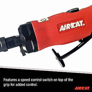 AIRCAT Pneumatic Tools 6285: .75 HP Straight Die Grinder with Spindle Lock 20,000 RPM