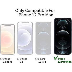 ZVEdeng Crossbody Case for iPhone 12 Pro Max, Zipper Wallet Case Card Holder Crossbody Chain Strap Leather Handbag Purse Case for Women Shockproof Case for iPhone 12 Pro Max 6.7'' Ostrich Skin Black