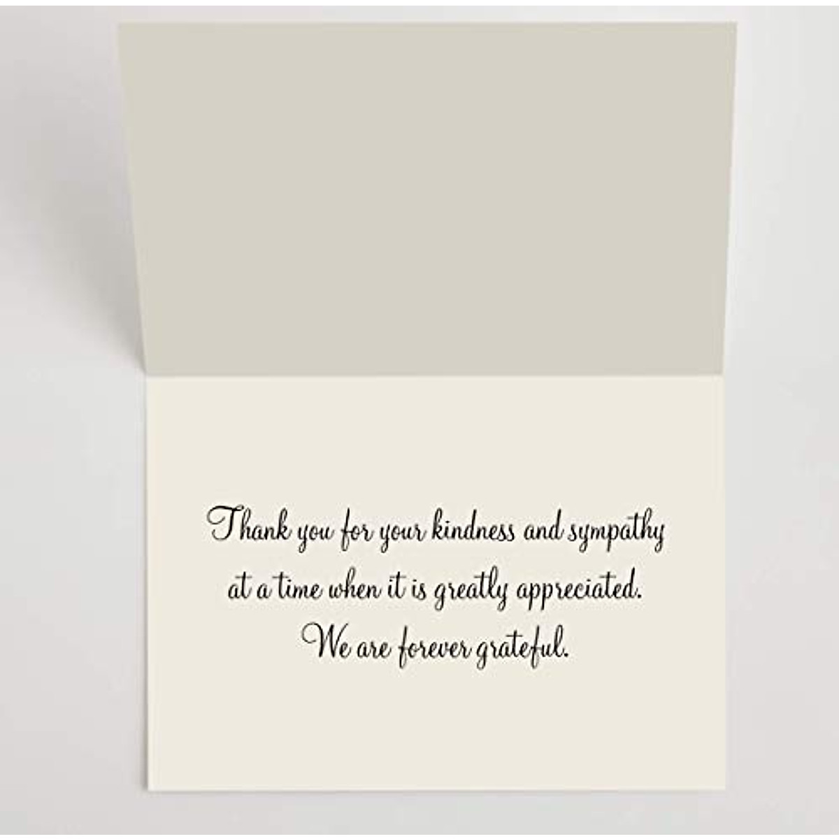 MPC Brands Funeral Thank You Cards - Sympathy Bereavement Thank You Cards With Envelopes - Message Inside (50, Religious)