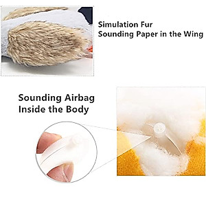 Dog Toys for Aggressive Chewers, Pet Mallard Duck Dog Toy, Squeaky Plush Puppy Dog Toy for Small Dogs (Duck Paw Style)