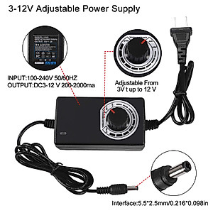 2PCS Blower Cooling Fan 120x25mm 110V 220V AC Powered Cooling Fan Dual-Ball Bearings 3 to 12V Speed Controller Fan for Receiver DVR Compatible with PlayStation Xbox Component