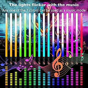 Portable LED Video Light Mood1 Photography Light Stick,Dimmable & Memory,Built-in 2000mAh Battery,120cm RGB Photo Lamp for YouTube,TikTok,Game Streaming,Party Bar (120cm)