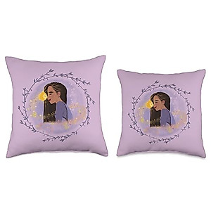 Disney Wish Asha and Star Nose to Nose Circle Throw Pillow