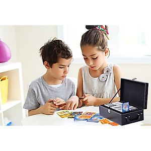 Holds 2000+Card Case Holder Trading Card Box Organizer Storage Comlatible with C.A.H,Yugioh,Phase10,Uno,MTG,Dominion,Baseball Card, Sport Cards, Fits Main Game and All Expansions(Case Only)