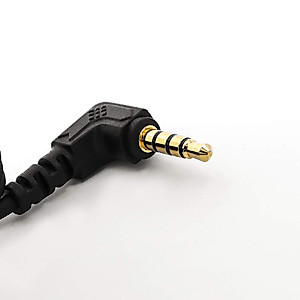 Replacement 3.5mm TRS to 3.5mm TRRS Patch Adapter Cable for Smartphone Movo BOYA by MM1 Rode VideoMicro Mics 100cm 39" 3.3ftQ