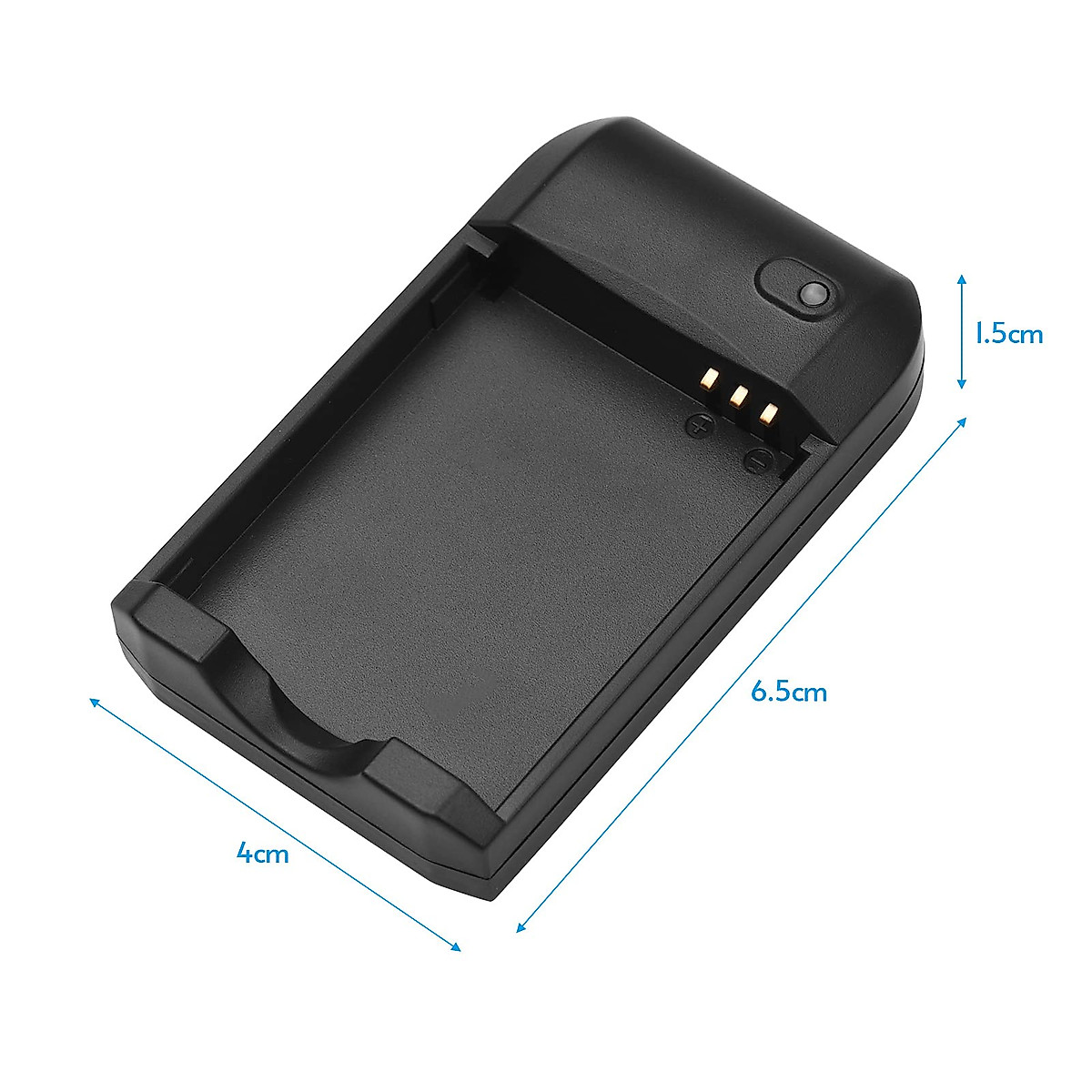 Andoer NP-6L Battery Charger with LED Indicator Light + 2pcs NP-6L Batteries 3.7V 700mAh with USB Charging Cable