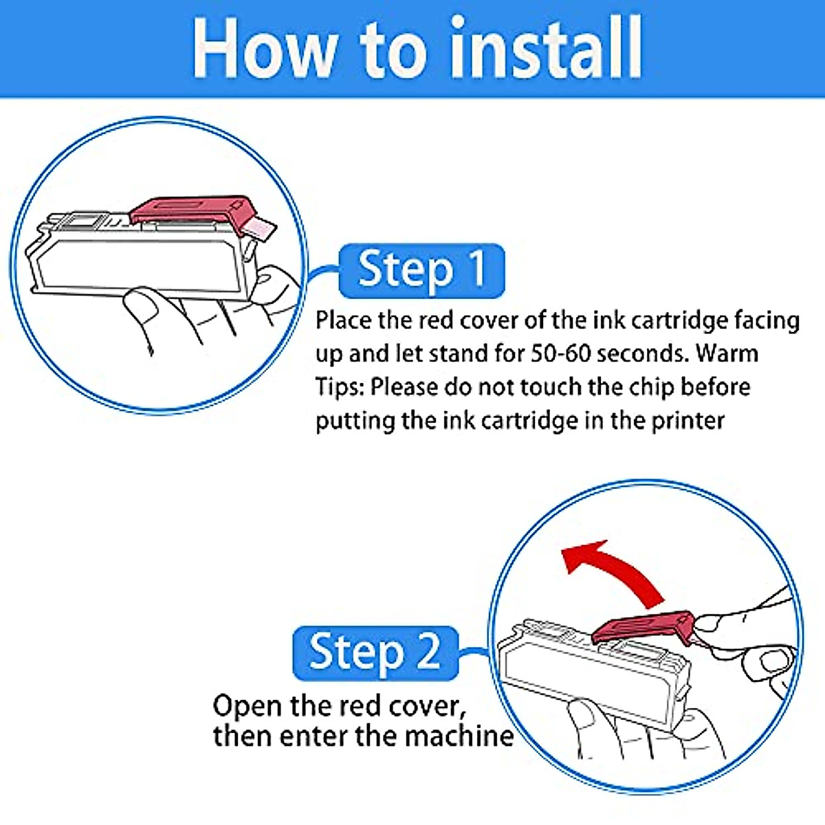 LCL Compatible Ink Cartridge Replacement for Canon CLI-281 CLI-281XL CLI-281XXL PIXMA TS8120 TS9120 TS8220 TS8320 TS8322 TS9100 TS9120 TS8100 TS8200 TS8300 Printers (1-Pack Photo Blue)