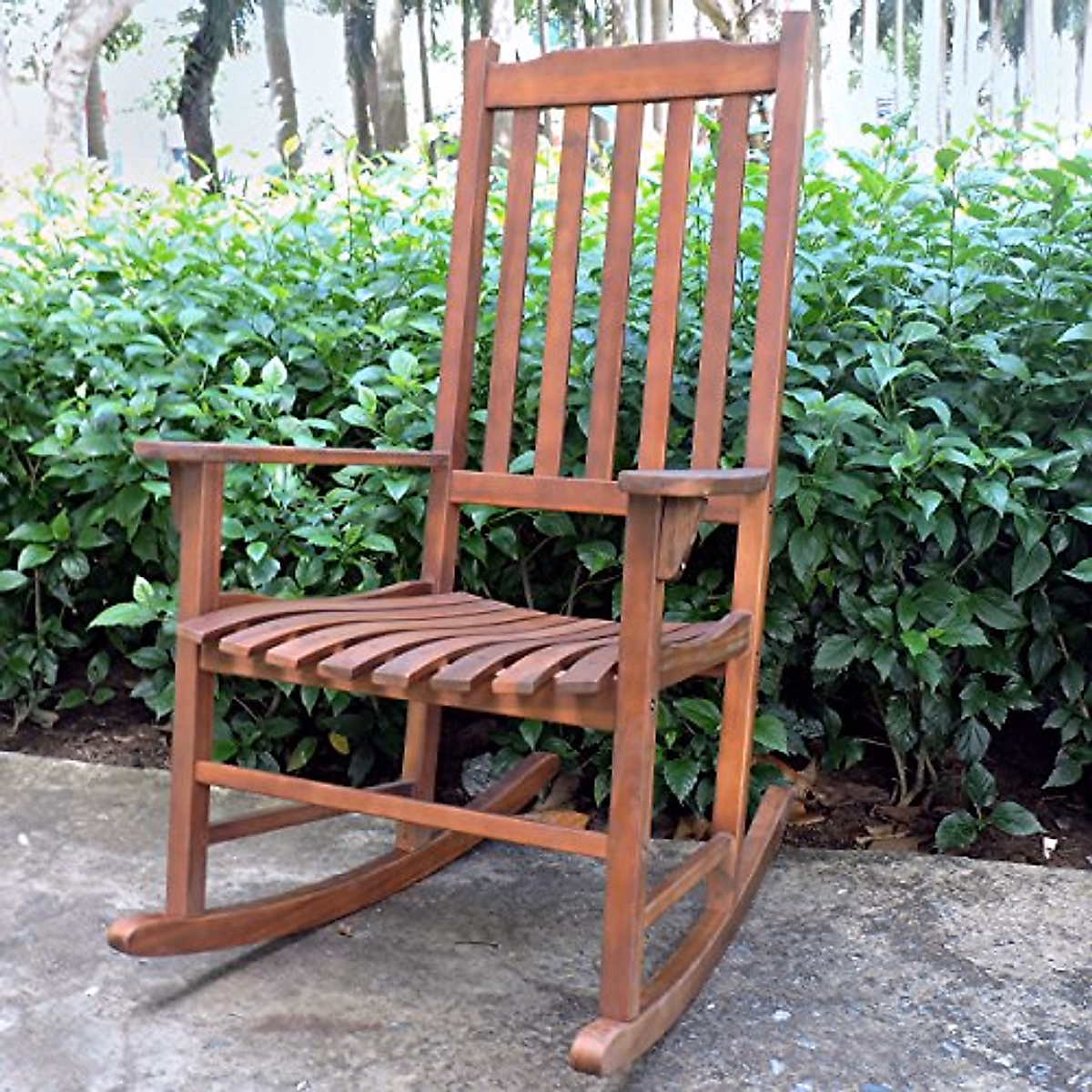 Merry Products MPG-PT41110 Rocking Chair, northbeam Natural Stained Traditional Rocker