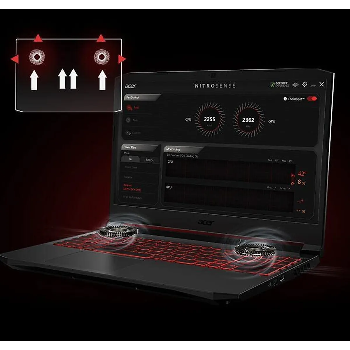 Acer Nitro5 Gaming Laptop, 15.6" FHD IPS 144Hz, 11th Gen Intel i5-11400H, NVIDIA GeForce GTX 1650, Wi-fi 6, Type-C, Thunderbolt 4, Backlit Keyboard, Win 11 Home, w/HDMI Cable (16GB RAM|1TB PCIe SSD)