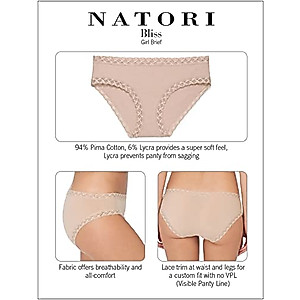 Natori Women's Girl Brief, Retro Blue