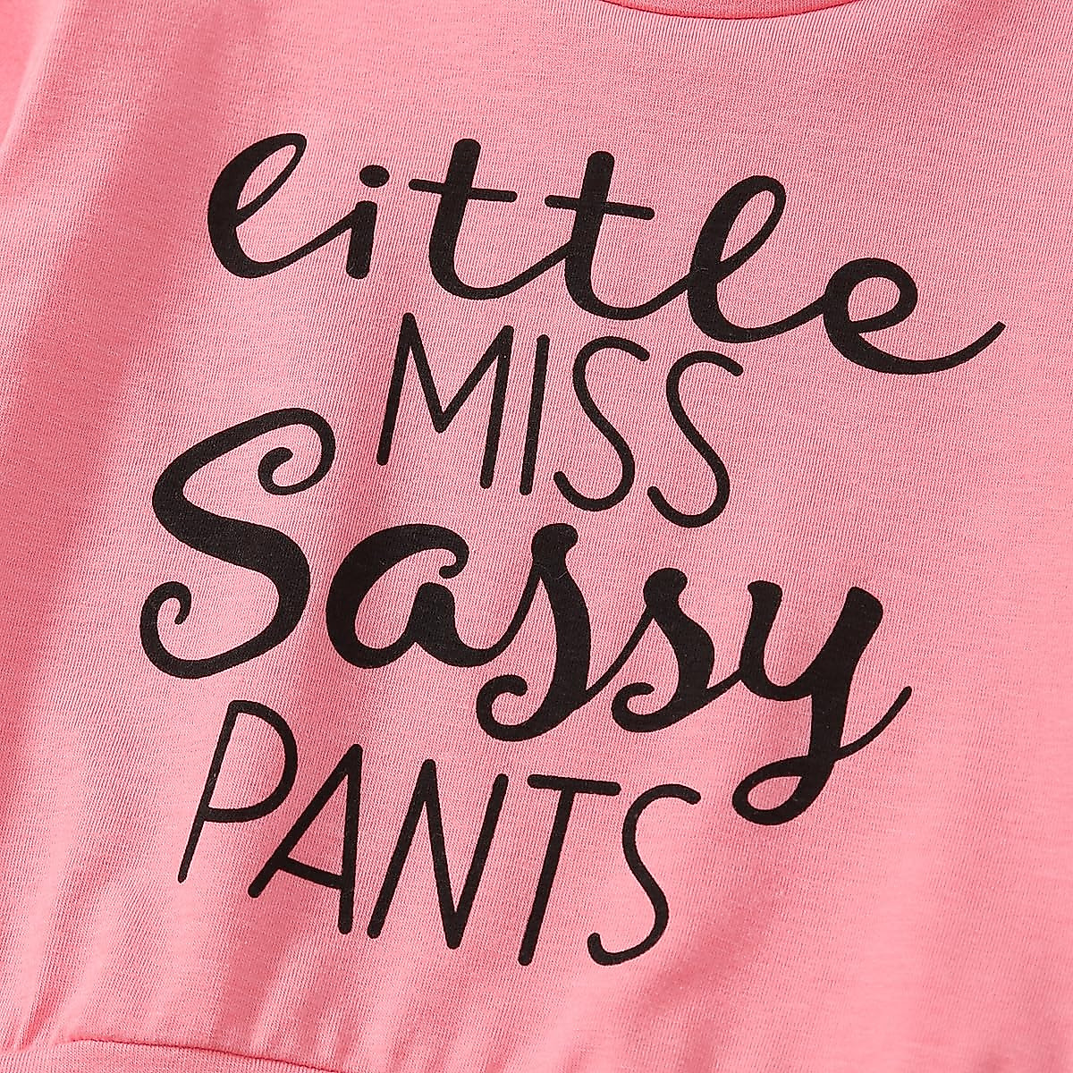 Jeinxcn Toddler Little Girl Clothes Long Sleeve T-Shirt Tops Pants Outfits Set 3-4T