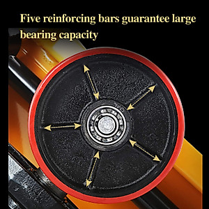 Aequanta Manual Pallet Jacks 5500lbs Capacity Industrial Hand Pallet Truck 48" Lx27''W Fork