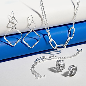 Silpada 'Squared Up' Sterling Silver Drop Earrings