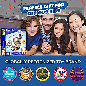 Smartivity Robotic Mechanical Hand Toy for 8-14 Years Old Kids | Cool Birthday Gifts Ideas for Boys & Girls | DIY STEM Science Project Toys for 8,9,10,11,12,13,14 Years I Wooden Engineering Game