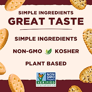 Back to Nature Multigrain Flax Seeded Flatbread Crackers - Dairy Free, Non-GMO, Made with Wheat Flour & Whole Grains, Delicious & Quality Snacks, 5.5 Ounce