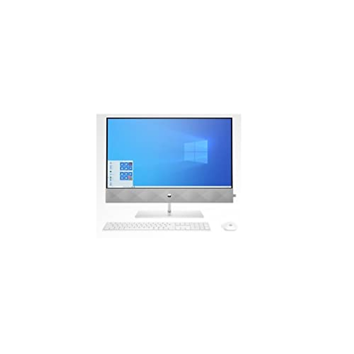 HP Pavilion 27-d1340t 27" Touch 16GB 1TB+256GB SSD Core™ i7-11700T 1.4GHz Win10H, Snowflake White (Renewed)