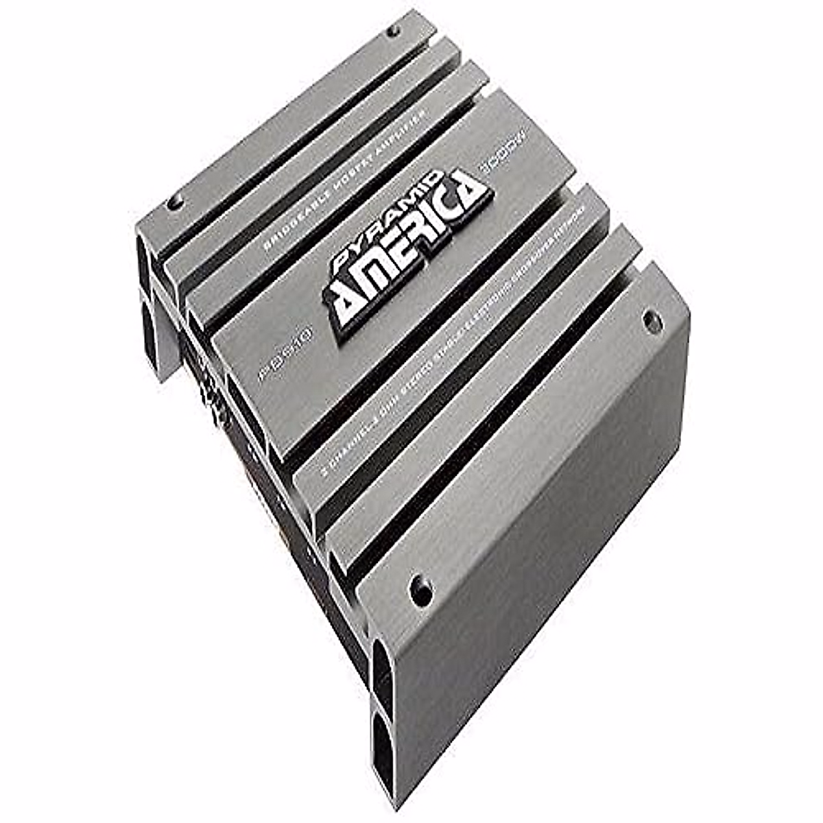 Pyramid 2 Channel Car Stereo Amplifier - 2000W High Power 2-Channel Bridgeable Audio Sound Auto Small Speaker Amp Box w/MOSFET, Crossover, Bass Boost Control, Silver Plated RCA Input Output PB918