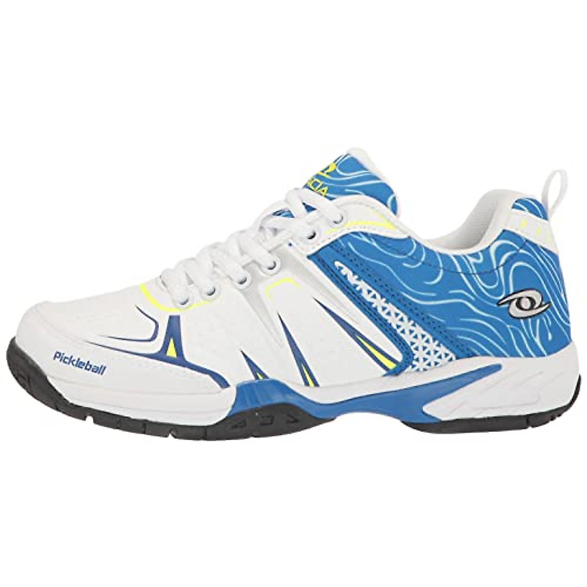 ACACIA Unisex-Adult Pickleball Shoes, Lime/Black, 7.5