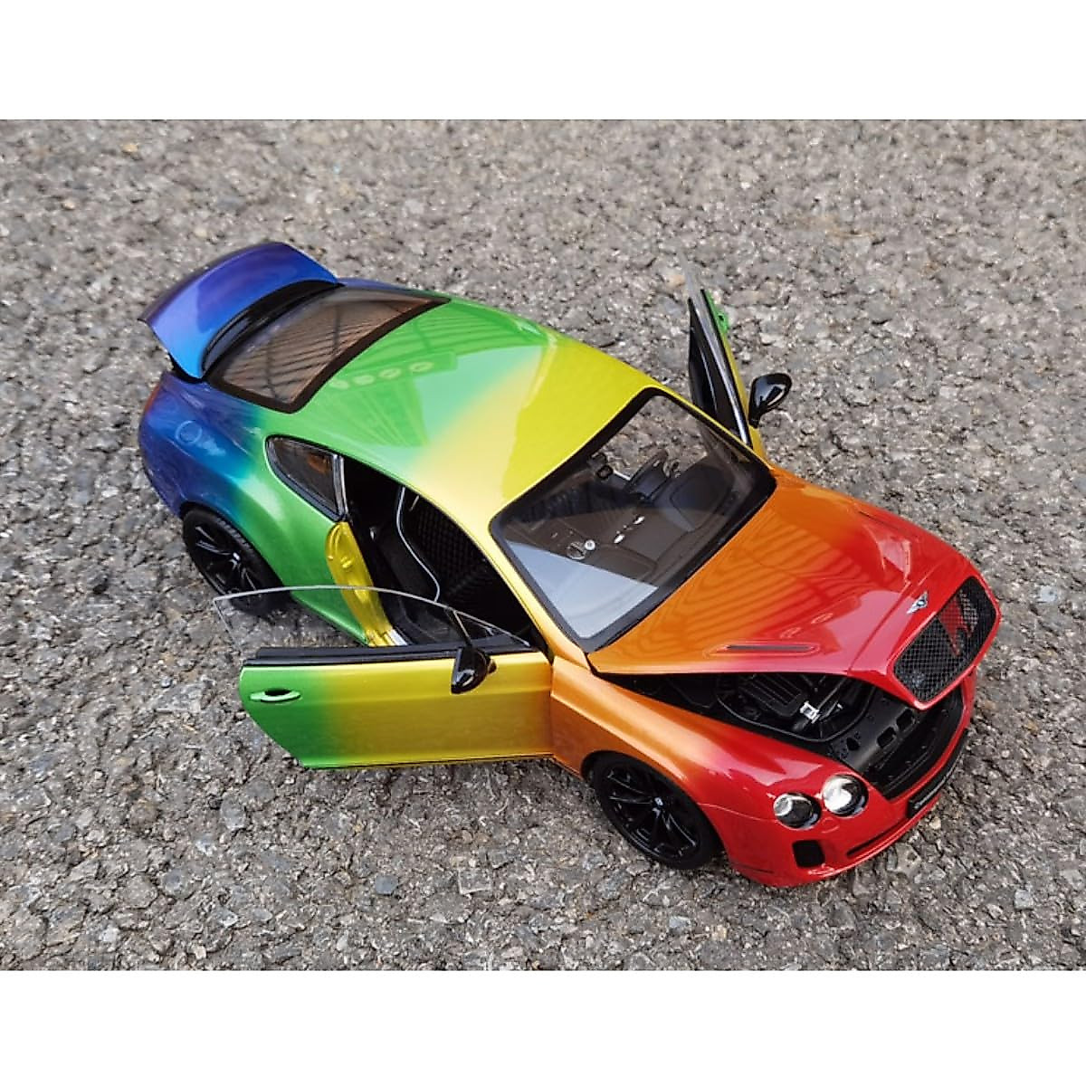 HTLNUZD 1/18 Alloy Car Model Diecasts Metal Racing Sport Car for Bentley Continental Supersports Limited Edition Model Collectible Gift