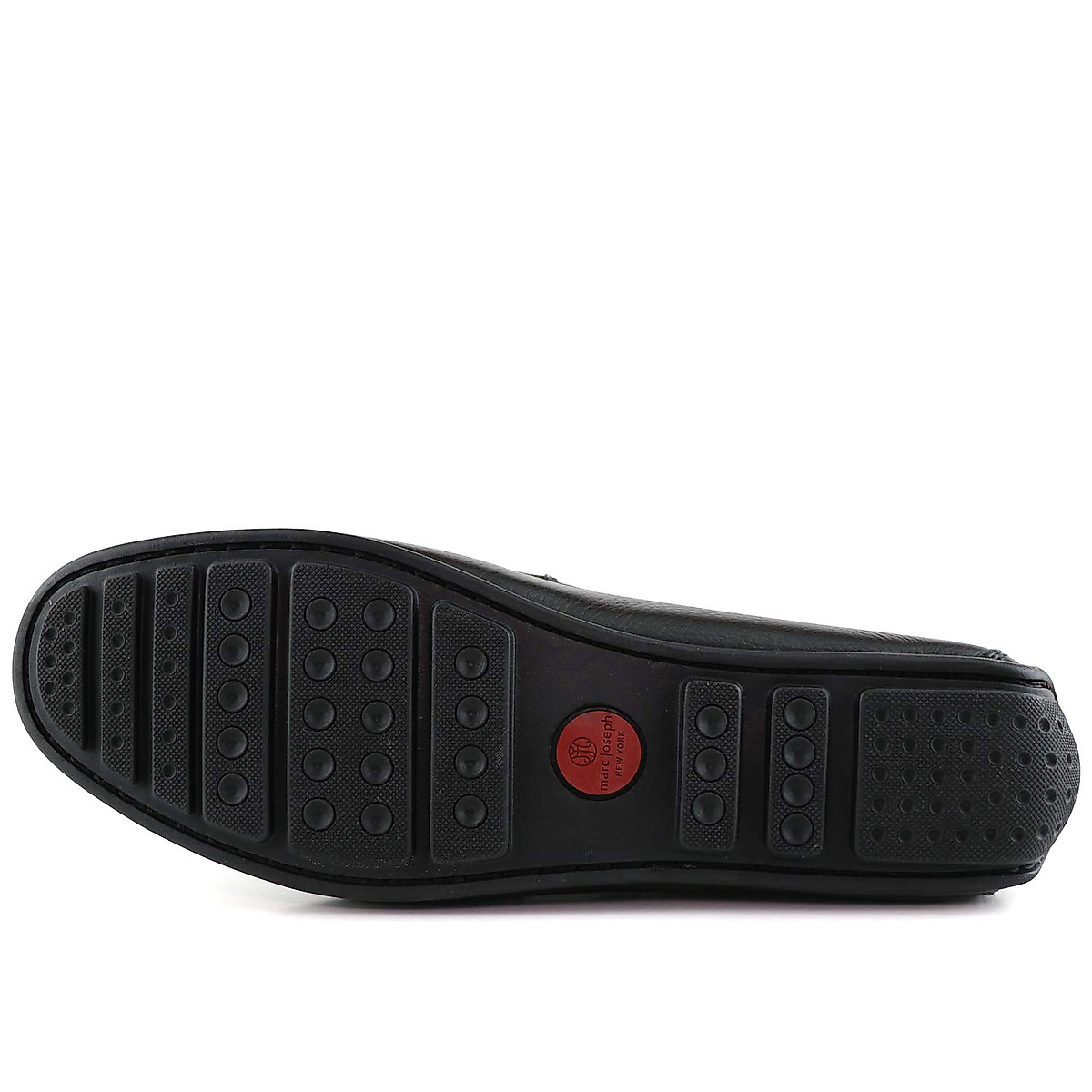 Marc Joseph New York Men's Nebraska Loafer, Black Grainy, 8.5