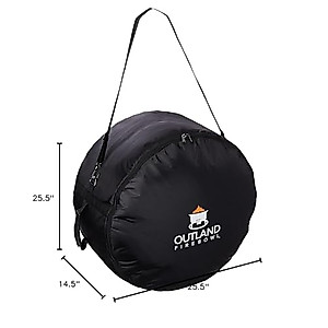 Outland Living Firebowl UV and Weather Resistant 761 Mega Carry Bag, Fits 24-Inch Diameter Outdoor Propane Gas Fire Pit