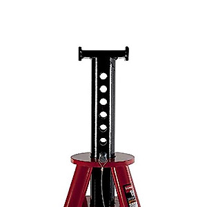 Sunex 1310 10-Ton Medium Height Pin Type Jack Stands, Pair, Red