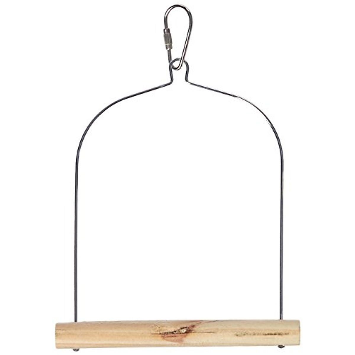 Prevue Pet Products BPV389 Natural Wood Birdie Basics Birch/Wire Swing, 5 by 7-Inch