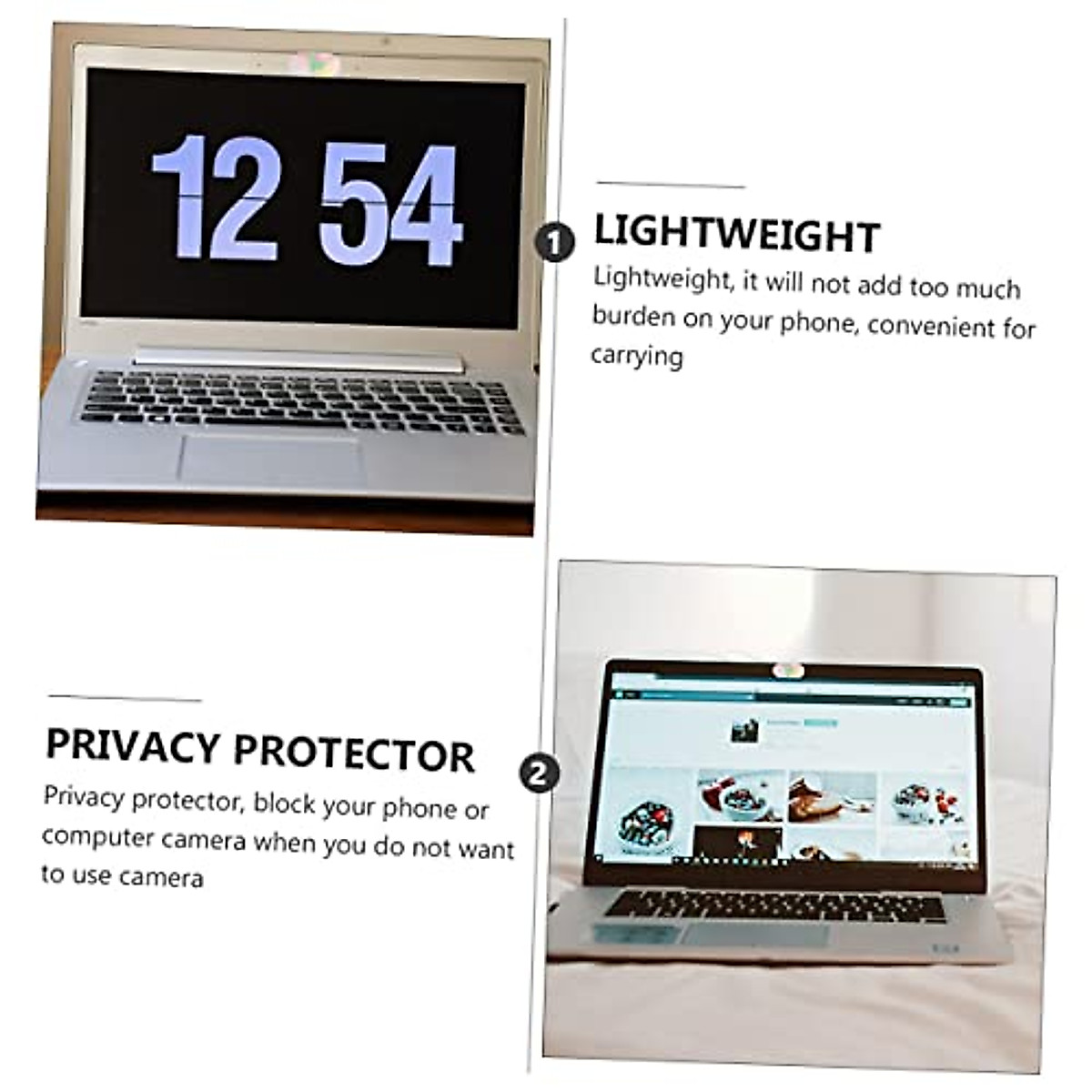 SOLUSTRE Laptops 12pcs Cover Self for Ornament Laptop Camera Pattern Blocker Slide Webcam Twelve Decorative Privacy Web Adhesive Phone Protector Computer Constellations Tablet Laptop Computer