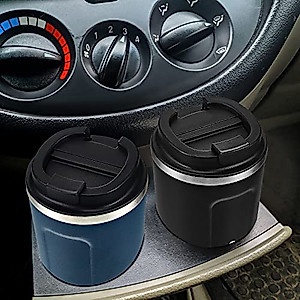 8 Pcs 17 oz Tumbler Insulated Travel Mug with Lids Vacuum Thermal Leakproof Coffee Cup Stainless Steel Double Walled Insulated Coffee Tumbler Portable Reusable Coffee Bottle for Hot Cold Drinks