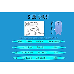 Acoutpet Cat Recovery Suit Female Kitten Cat Onesie for Cats After Surgery Female Spay Surgical Abdominal Wound Skin Diseases Cone Collar Soft Alternative Wear (Purple, S)