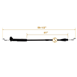 Ganivsor 115-8437 Brake Cable Replaces Toro Recycler RWD Lawn Mower 20112 20332 20332C 20956 20960