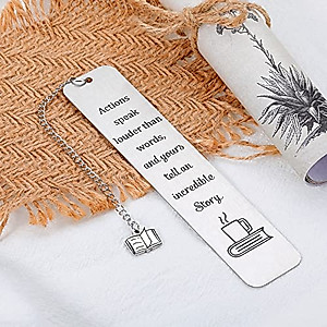 Teacher Appreciation Gifts for Women Men Thank You Gifts for Teacher Coworker Retirement Graduation Gifts for Student Inspirational Bookmark for Kids Teens Girl Boy Reading Gifts for Book Lovers