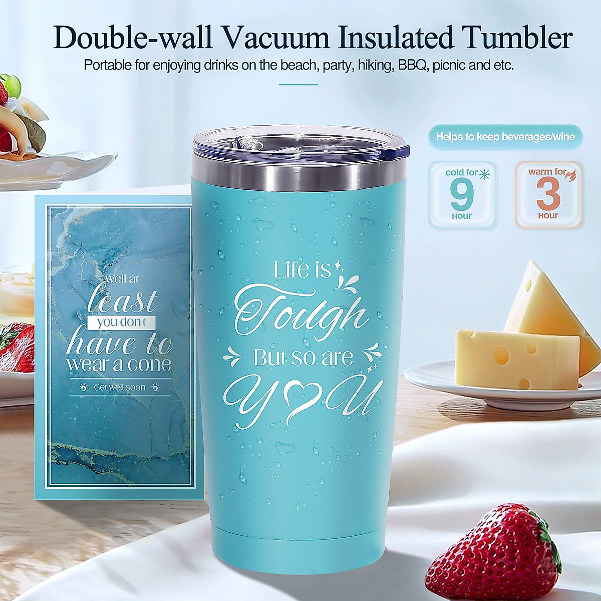 Suntee Get Well Soon Gifts for Women, Self Care Package for Sick Friend After Surgery, Sending Hugs Gifts for Her, Get Better Soon Sympathy Birthday Gift Baskets for Women, Mom, Grandma, Sister, Wife