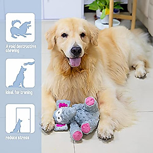 Bzonsmart Dog Toys, Squeaky Plush Dog Toy for Puppy. Small. Medium Large Dogs, Cute Soft Stuffed Toys for Teeth Cleaning and Boredom
