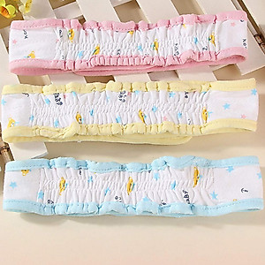 Tomaibaby 3pcs Diaper Buckle Adjustable Cute Infant Toddler Diaper Fixed Belt Buckle Replacement Diaper Needles Replaces Diaper Pins for Baby(Random Pattern)