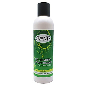 OVANTE Demodex Treatment Hair Conditioner With Tea Tree Oil For Relief of Itchy, Dry, Oily, Flaky Scalp Caused By Demodex Folliculorum - 6.0 oz