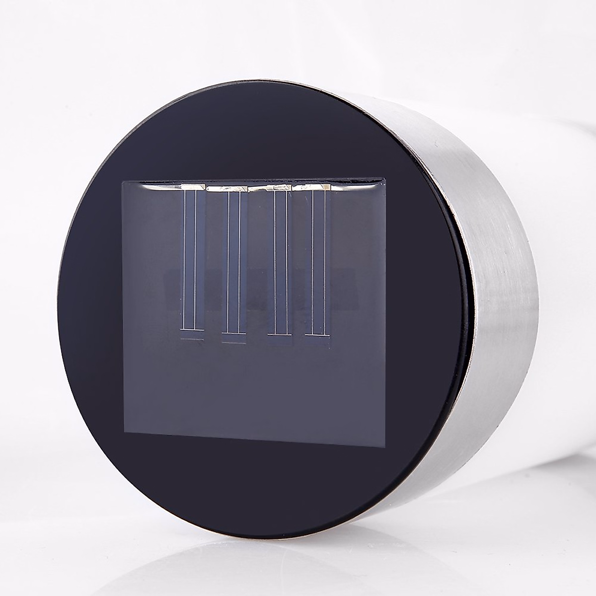 Mumusuki Solar Lights, 2 Pack Stainless Steel LED Solar Power Light Corridor Light Outdoor Wall Mount Lamp for Landscape Garden Yard Sensor Lamp Home Fence Decoration