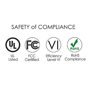 2 Packs AC To DC 12V 1.5A Power Adapter Supply Switching Plug 3.5mm x 1.35mm UL Listed FCC