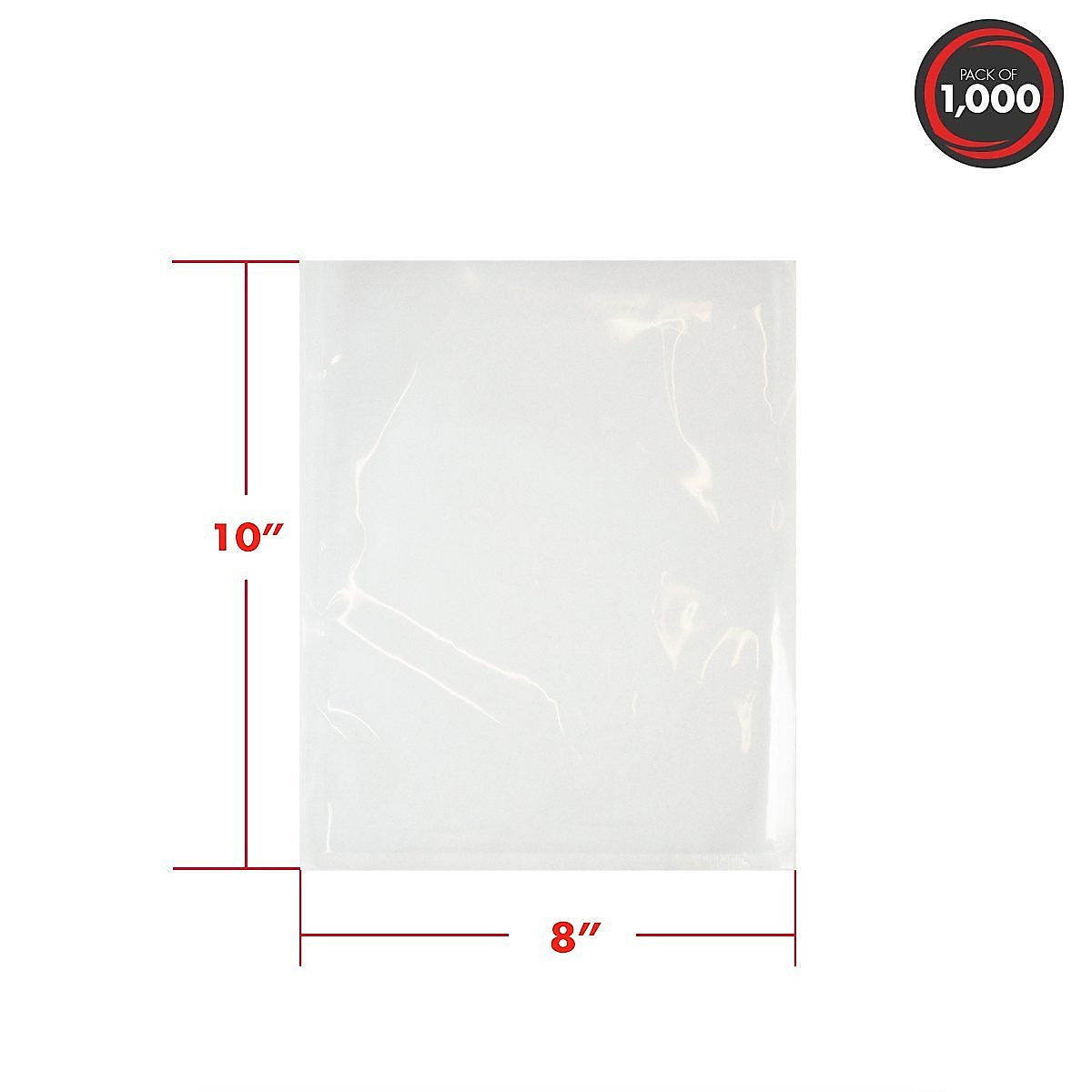 UltraSource Vacuum Chamber Pouches, 8 x 10, 3 mil (Box of 1000)