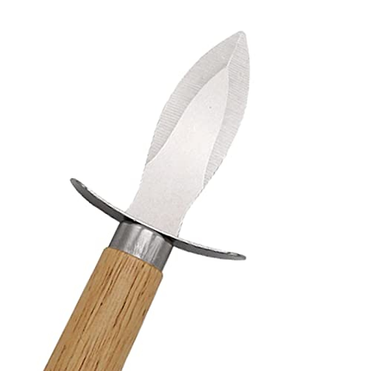 Fenteer Clam Shellfish Seafood Opener Seafood Opening Tool Durable Stainless Steel Clam Shucking Clam Cutter Shucker for Shellfish Party Supply Home, Style B