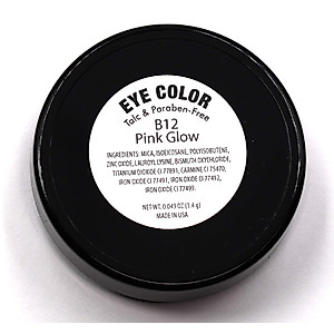 Pure Ziva Pink Glow Satin Light Baby Pink Opal Sunkissed Shimmering Shimmer Pressed Powder Single Vegan Eyeshadow; Talc, Paraben & Cruelty Free