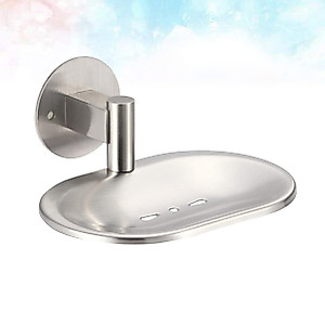 Cabilock 2pcs 304 Soap Holder Soap Tray Soap Basket Soap Organizer Wall Mount Soup Holder Soap Dish Soap Storage Stainless Steel Soap Box