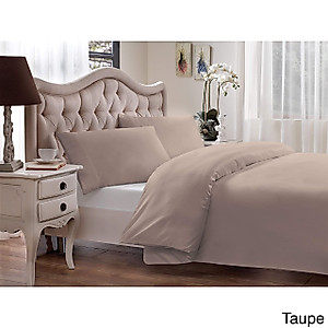 Brielle Percale Modal from Beech Duvet Cover Set, Full/Queen, White