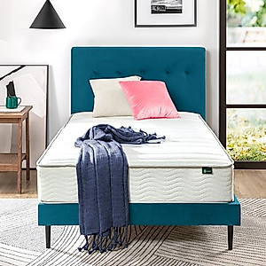 ZINUS 10 Inch Foam and Spring Mattress, Twin, CertiPUR-US Certified Foams, Mattress in A Box, White