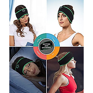 Lavince Sleep Headphones, Bluetooth Sleeping Headphones Headband Soft Elastic Comfortable Bluetooth Headband,Cool Tech Gadgets Sleeping Christmas Valentine's Day Birthday Gifts for Women&Man