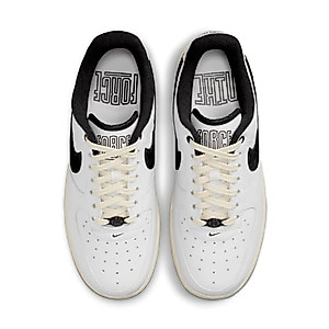 NIKE Women's Sneaker, White Black Muslin Summit, 6.5