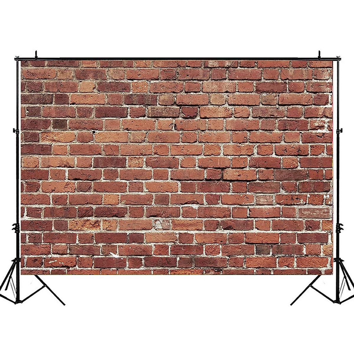 LTLYH 10x10ft Red Brick Wall Photography Backdrop Photo Background Kids Birthday Cake Smash Photoshoot Wedding Graduation Party Photographer Photo Booth Studio Props Banner 080