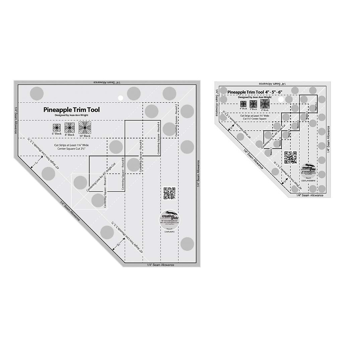 Creative Grids 2 Pack - Pineapple Trim Tool (CGRJAW3) and Pineapple Trim Tool Mini (CGRJAW3MINI)